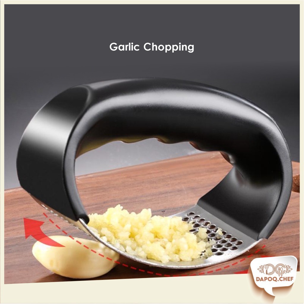 DC Garlic Press Stainless Steel Garlic Masher Chopping Manual Garlic ...