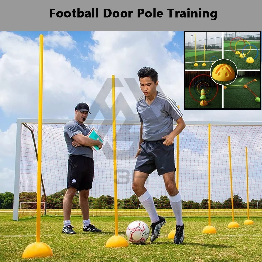 3H Fitness Football Door Pole Training Tool Sign/Obstacle Marker Rod ...