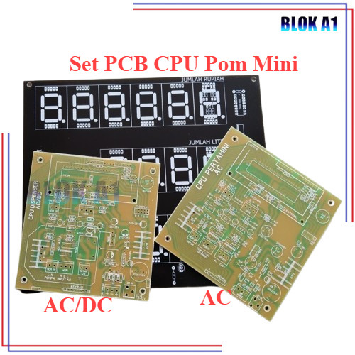 Pom Mini AC & AC/DC CPU Module PCB Board Set & Pertamini Segment ...