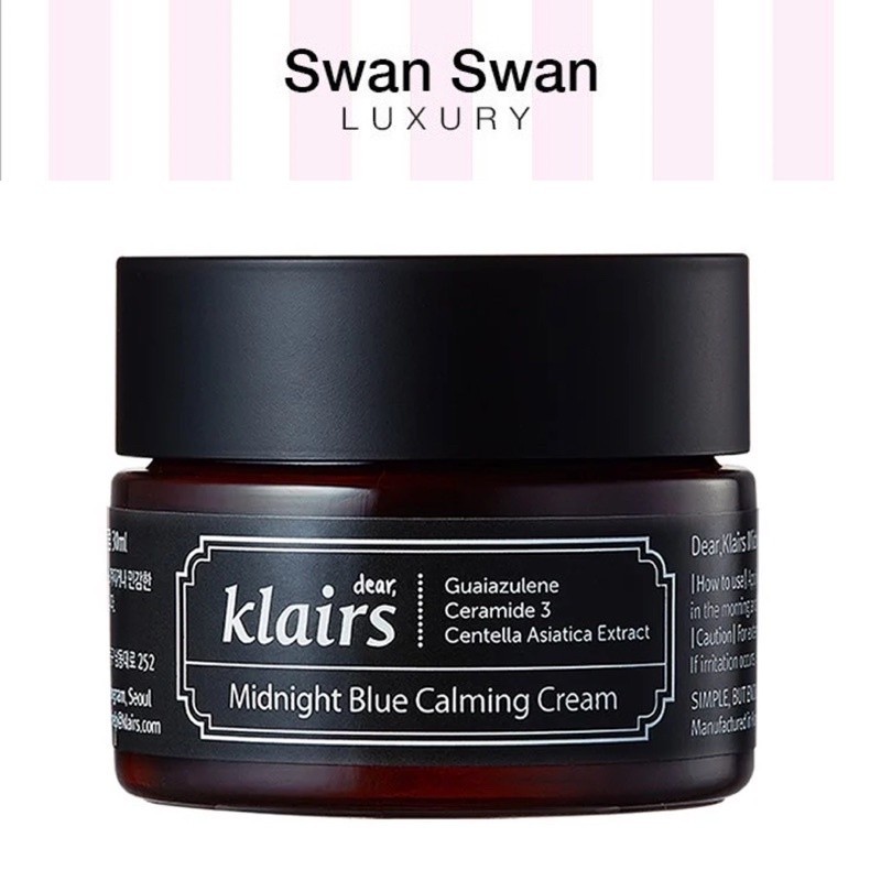 Klairs Midnight Blue Calming Night Cream 30ml | Shopee Malaysia