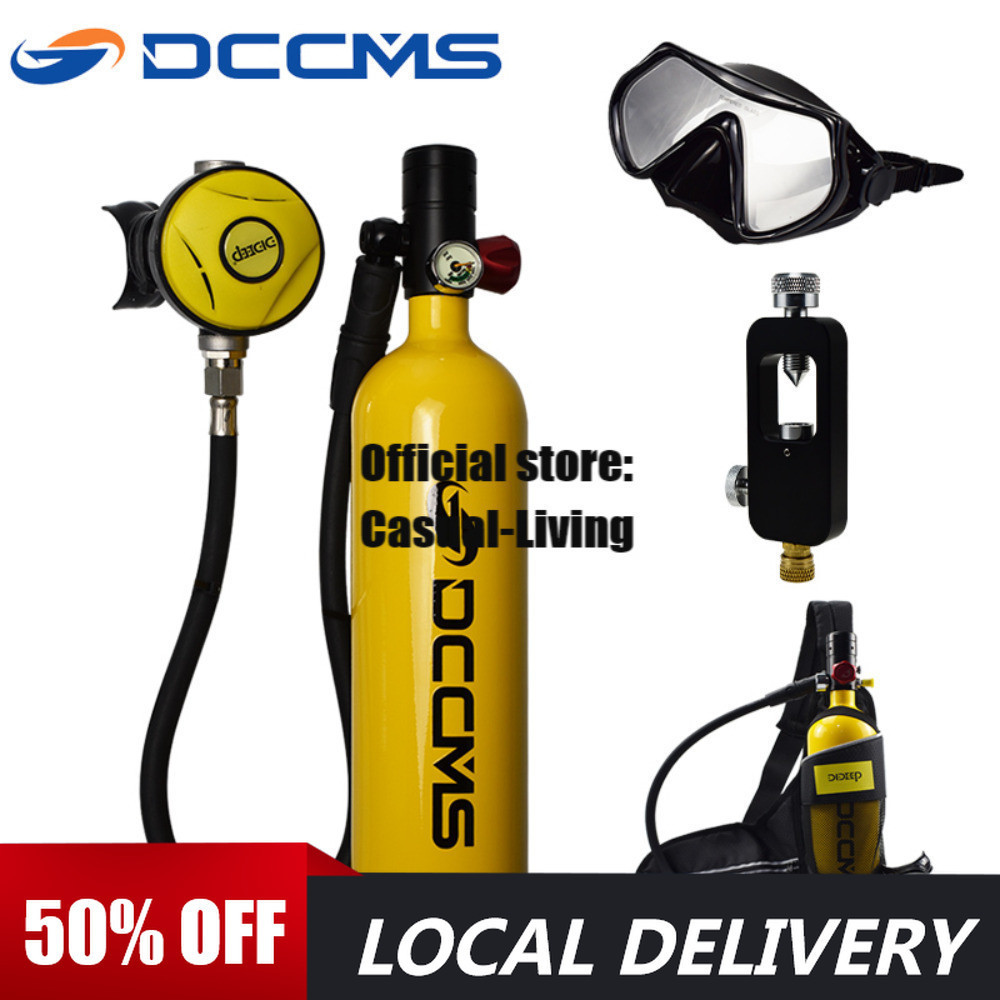 Portable Oxygen Tank Set Respirator Air Tank DCCMS Scuba Diving ...