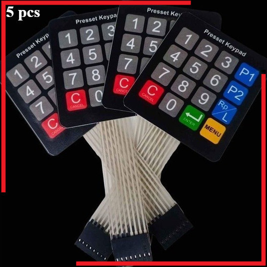 TOMBOL MESIN Package of 5 Pcs Mini Pom Keypad Buttons Custom Model ...