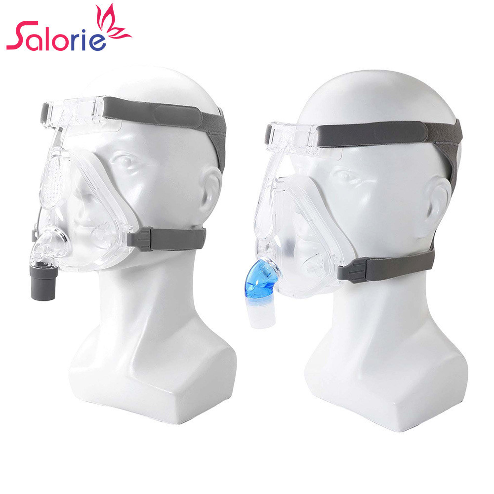 Salorie CPAP Set Universal Mask Silicone Mask Fixed Headgear Adjustable ...