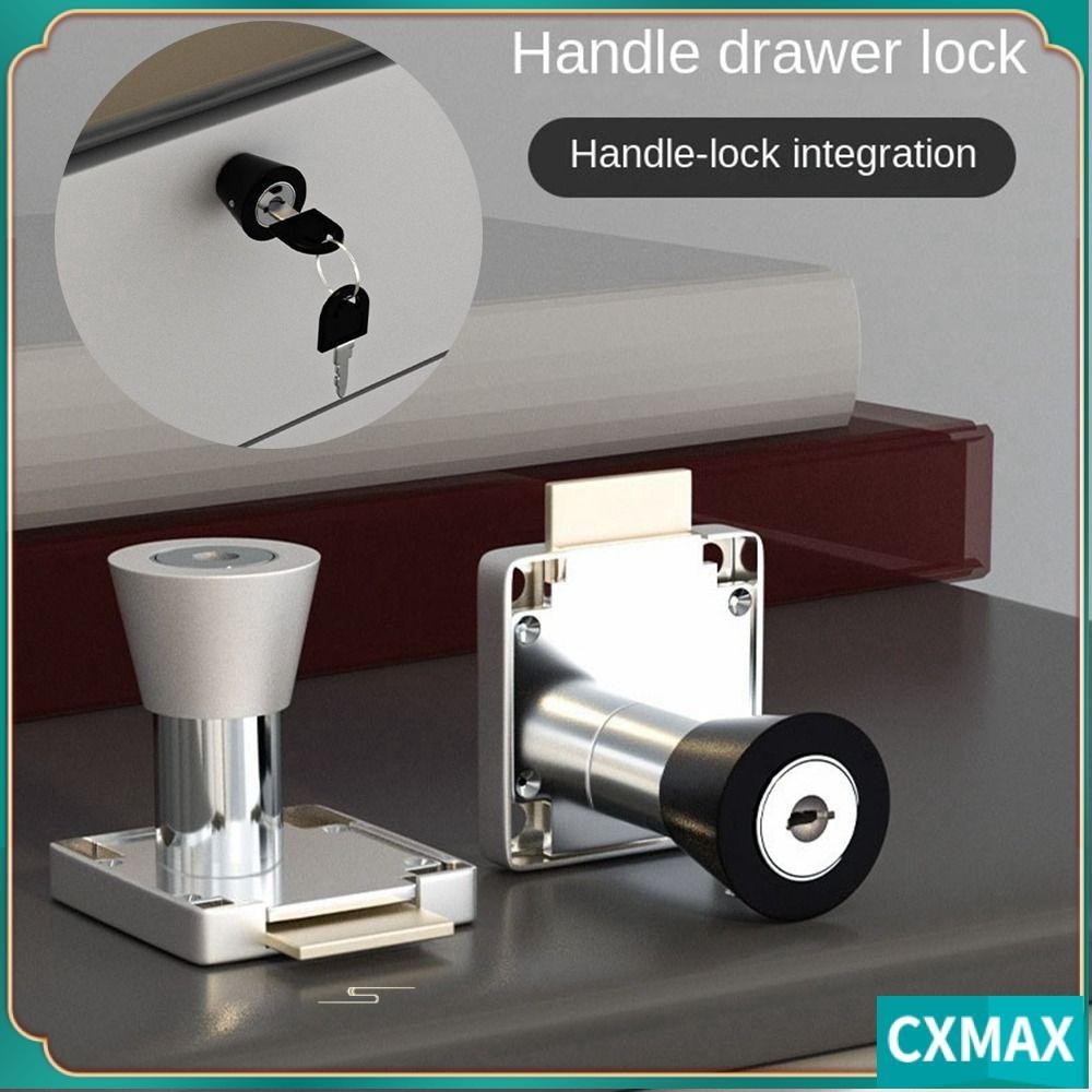 CVMAX Concealed Wardrobe Lock, With Handle Replacement Cabinet Door ...