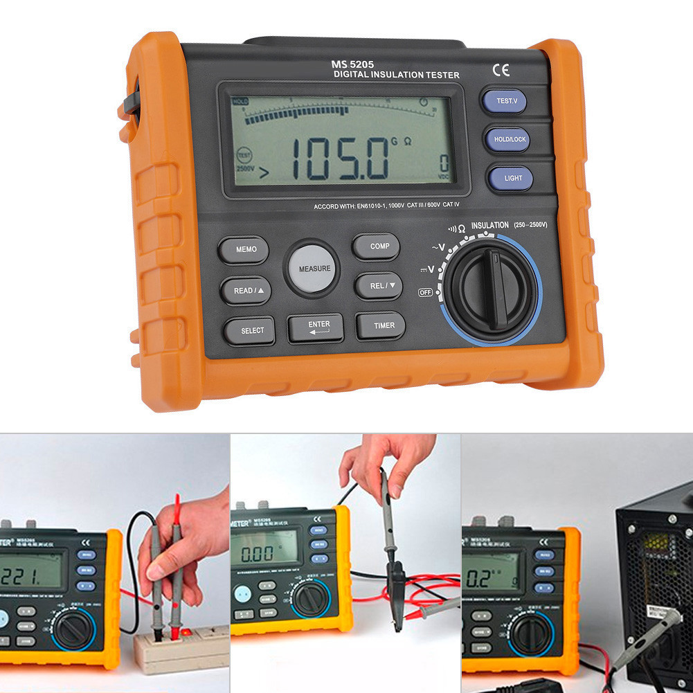 Supergoodsales Automatic calculate PI Insulation Resistance Tester ...