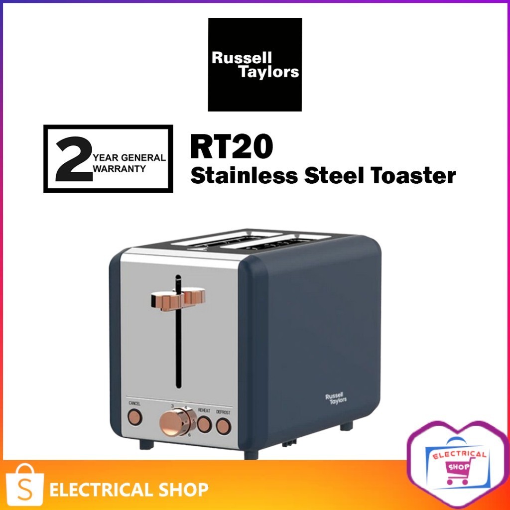 Russell Taylors RT-10 Retro Toaster RT-10C (Cream) RT10 / Vintage ...