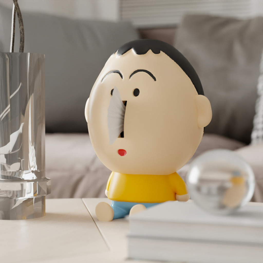 Latest adai Dumb Draw Paper Box Crayon Shin-Chan Decoration Tissue Box ...