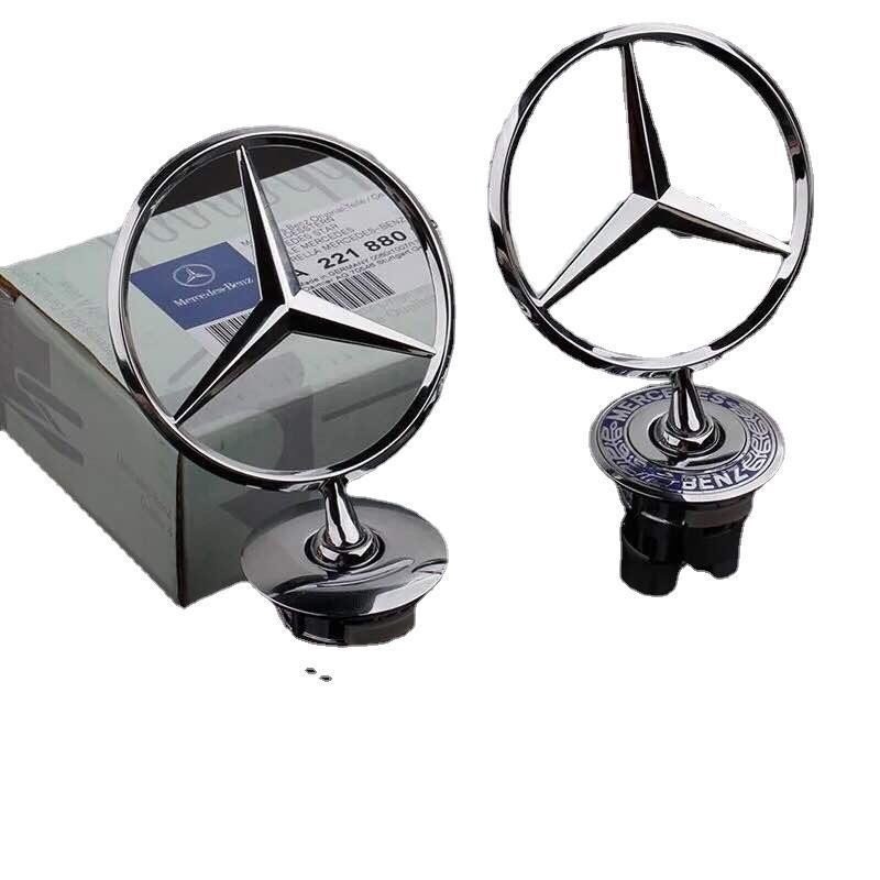 Mercedes-benz Standard Hood Car Logo e300 Large Logo s-Class c200 c180 ...