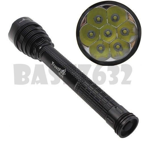 Trustfire TR-J18 7 x T6 8000LM Brightest Flashlight Torch light 1083 ...