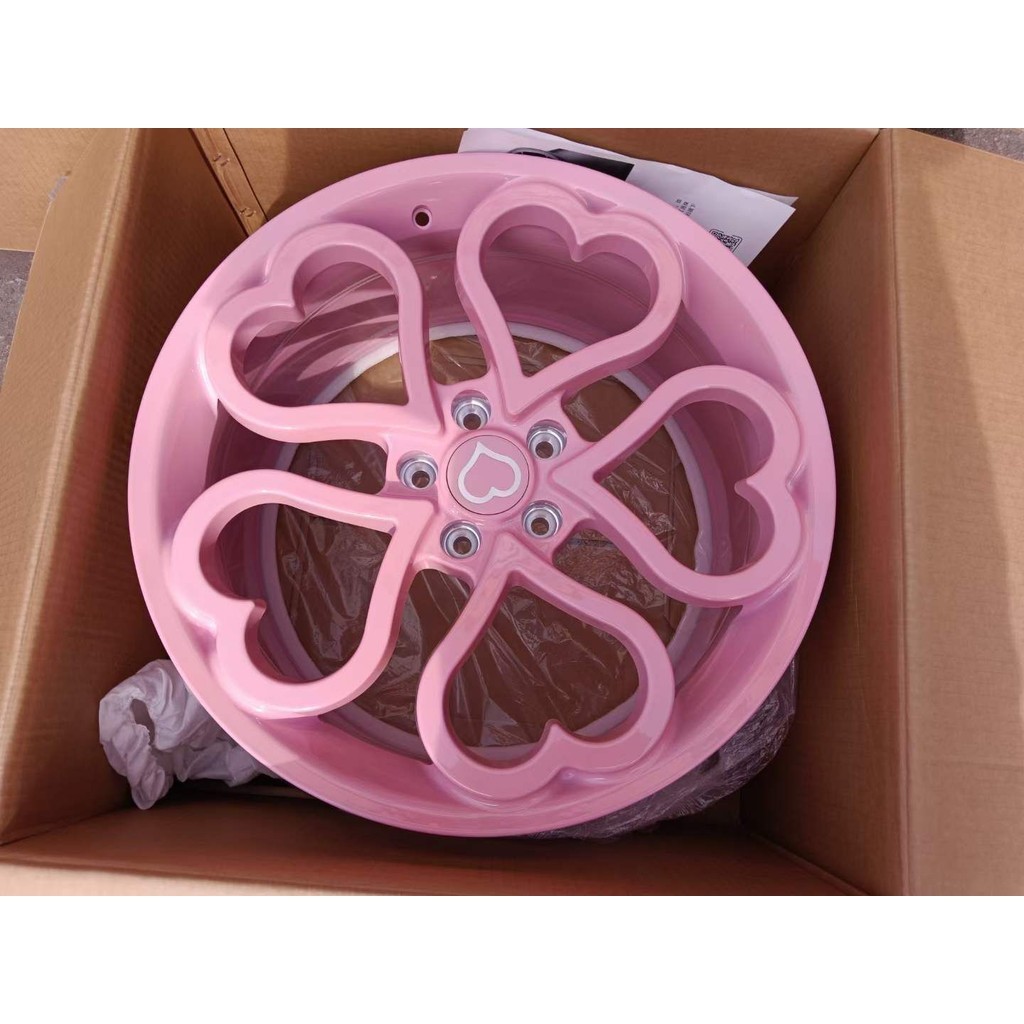 Mercedes Rim Pink Heart Shaped Forged Rims Custom Wheels | Shopee Malaysia
