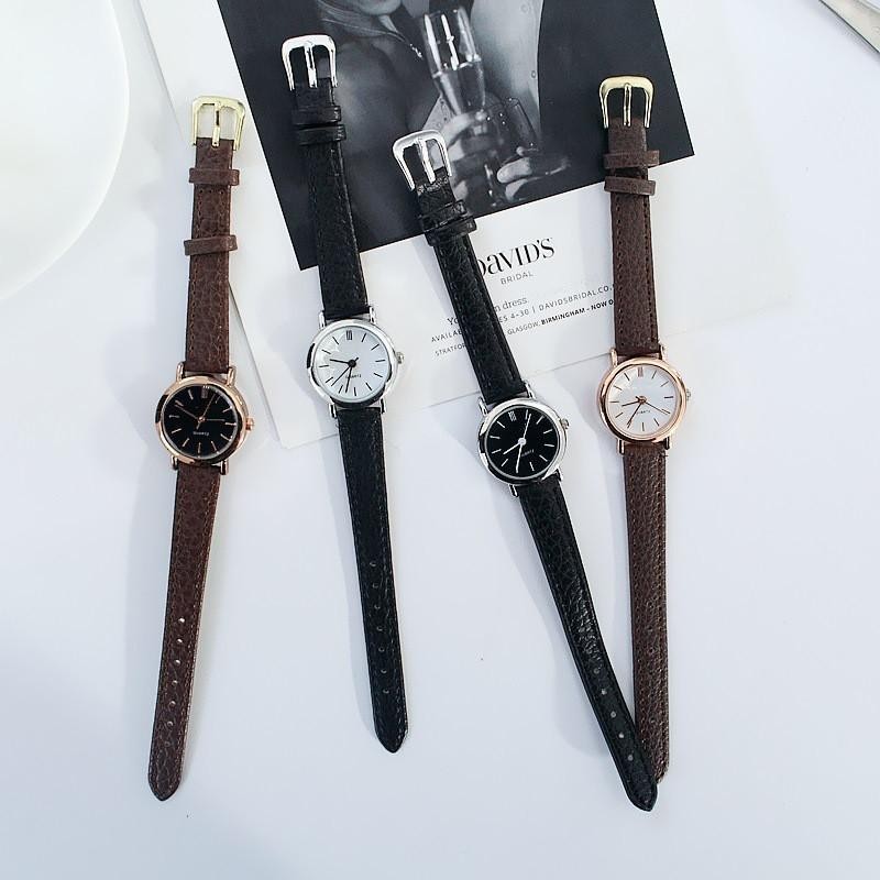 Jam Tangan Pasangan Sabuk Kuarza Trendy Gaya Retro Harajuku Korea Versi ...