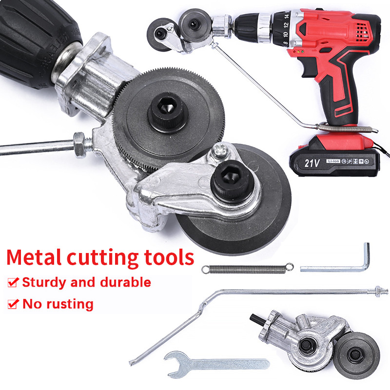Electric Drill Plate Cutter Attachment Metal Sheet Cutter Machine Saw ...