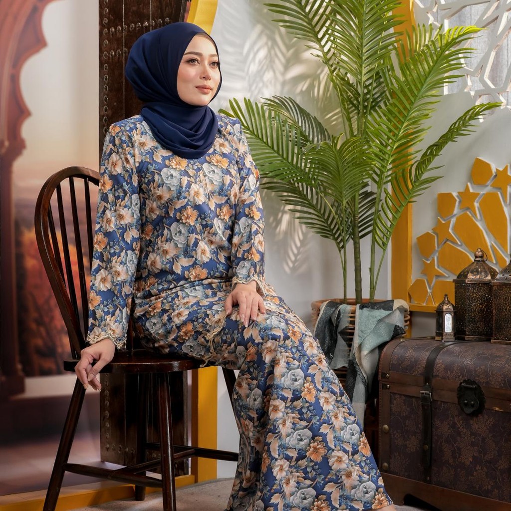 SULAM BORDER EMBUN 15D SUTERA MANGO SILK | KURUNG MODEN IRONLESS | SIZE ...