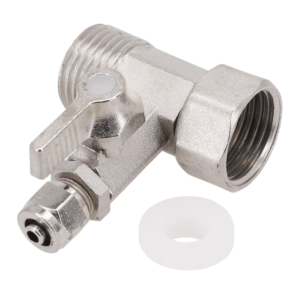 (BABYCITY-MY) RO for Feed Water Adapter 1/2\" to 1/4\'\' with Shut-off ...