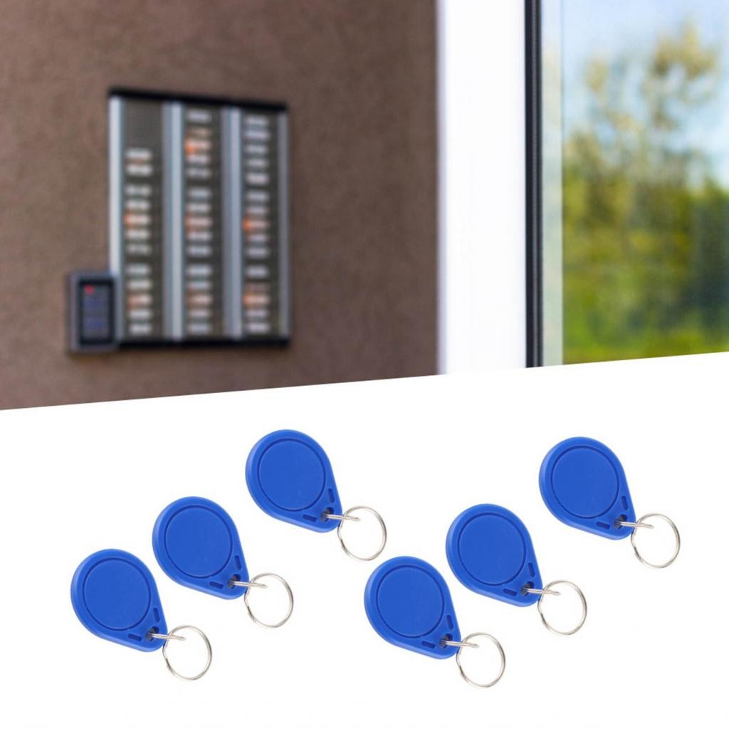 Bjiax Door Entry Tag 50pcs 125KHz Access Control RFID EM4100 Card Token ...