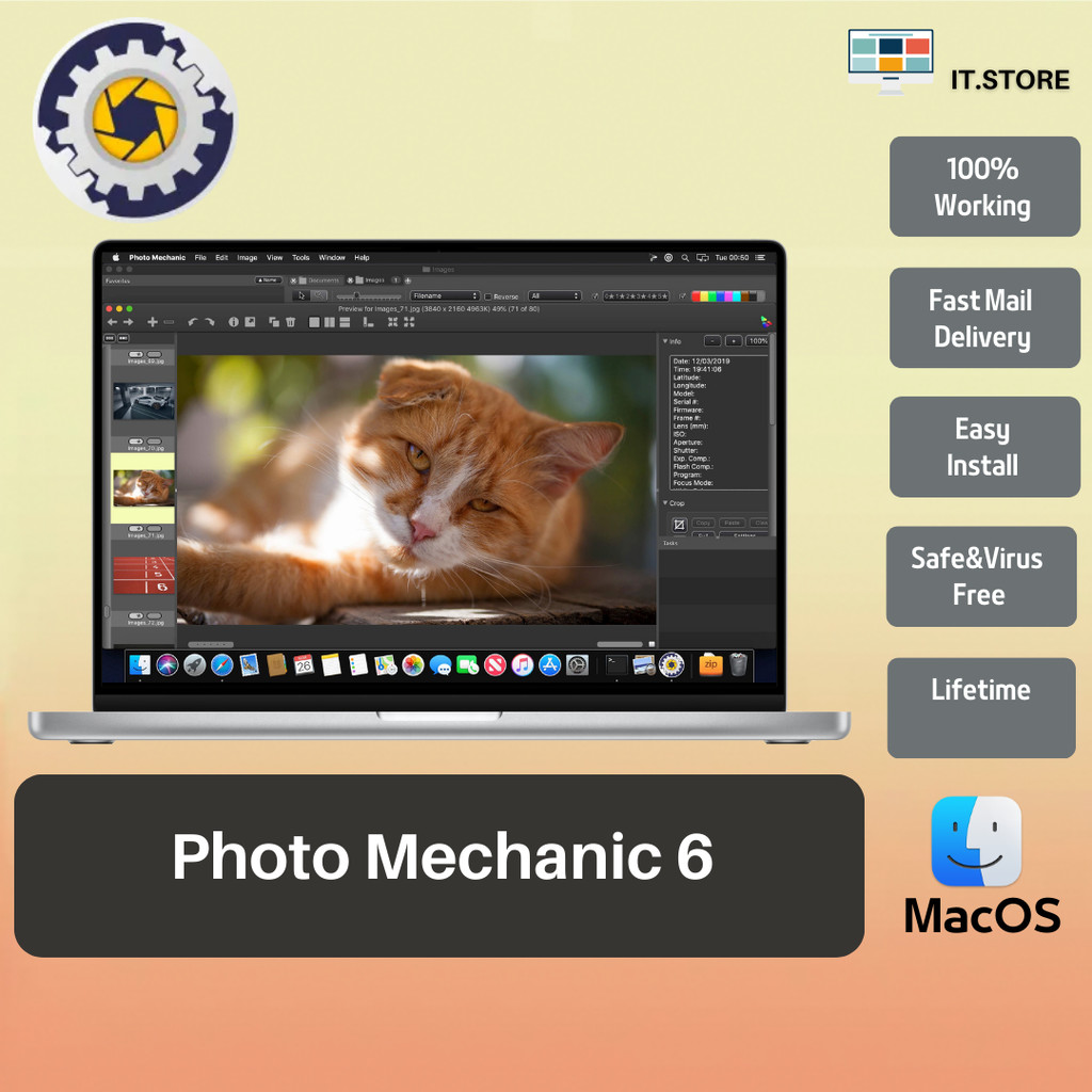 Photo Mechanic 6 MacOS - Fast photo management tool for efficient culling, tagging & metadata ...