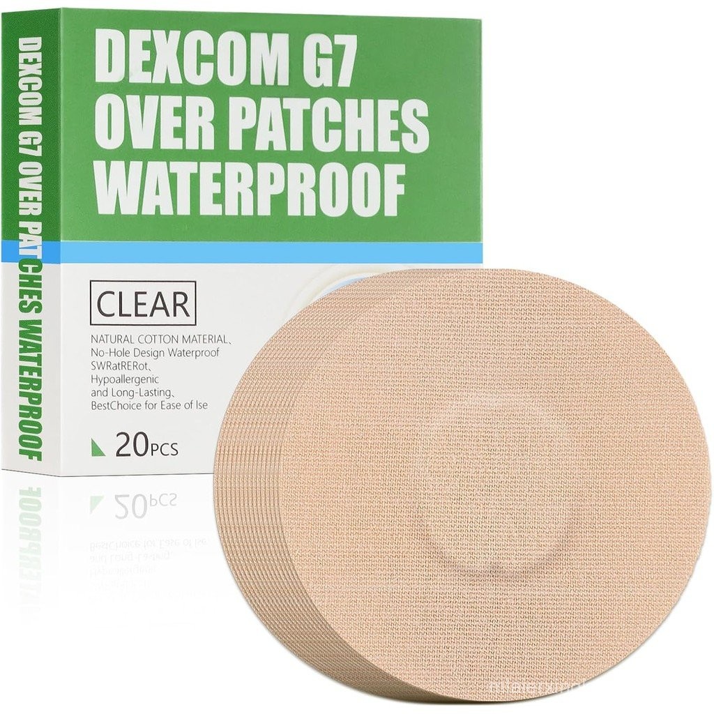 20 Pack,Over patches Waterproof for Dexcom g7,CGM sensor patches| Non ...