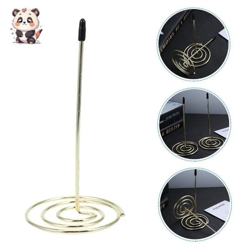 Note Folder Spindle Rod Bill Holder Desk Stainless Steel Receipt Ticket ...