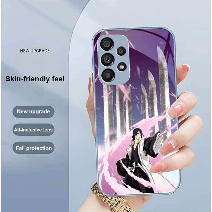 bleach anime Tempered glass phone case for Samsung Galaxy S24 Plus S20 ...