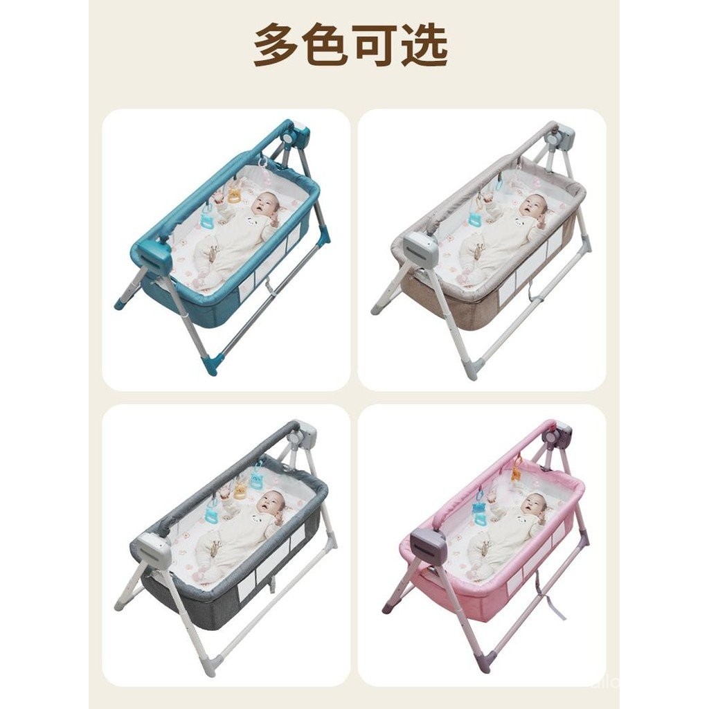 Crib Electric Cradle Bed Coax Baby Newborn Baby Sleeping Handy Tool ...