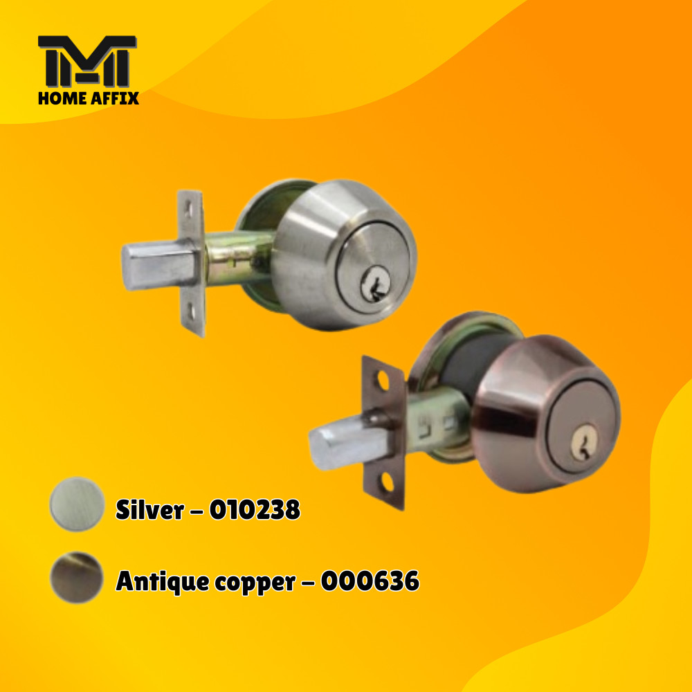 Single Deadbolt Door Lock / Home Security Lockset Thumbturn And Key ...