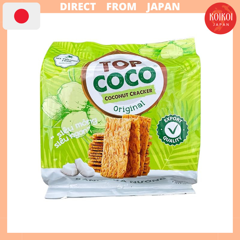 COCO Coconut Cookies 150g, TOP COCO Coconut Cracker Original ...