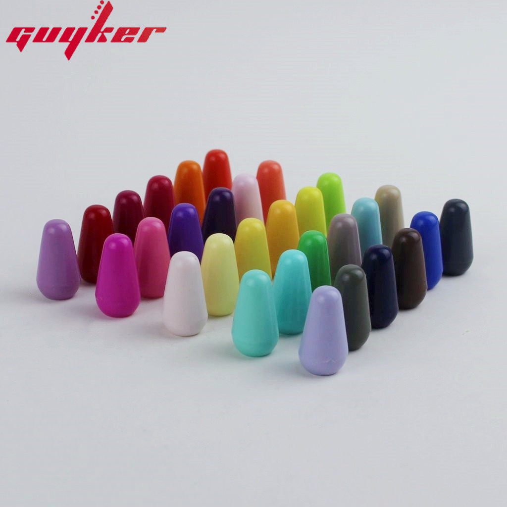 Guyker Switch Knobs Guitar Switch Cap Knobs for ST TL Ibz Pickup Selector Switch Mixed Colors(18 ...
