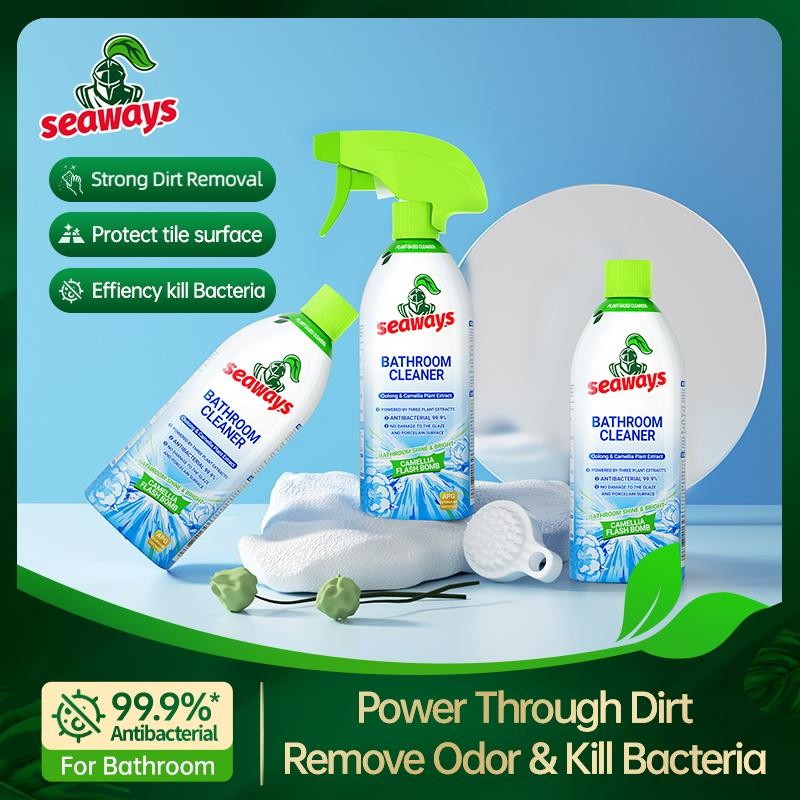 Seaways Bathroom Spray Cleaner (500g) Toliet Bowl Cleaner Cement Stain ...