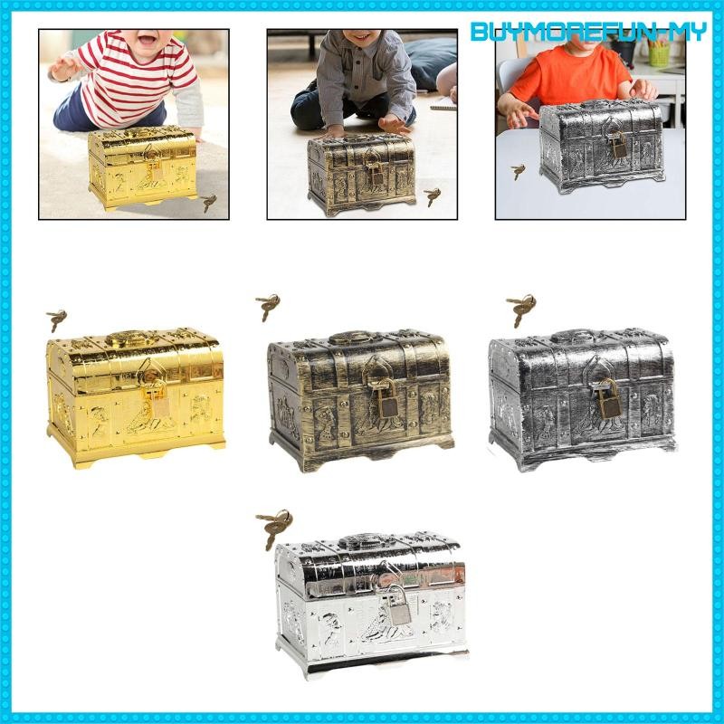 [BuymorefunMY] Treasure Chest Box for Kids Multifunction Decorative ...
