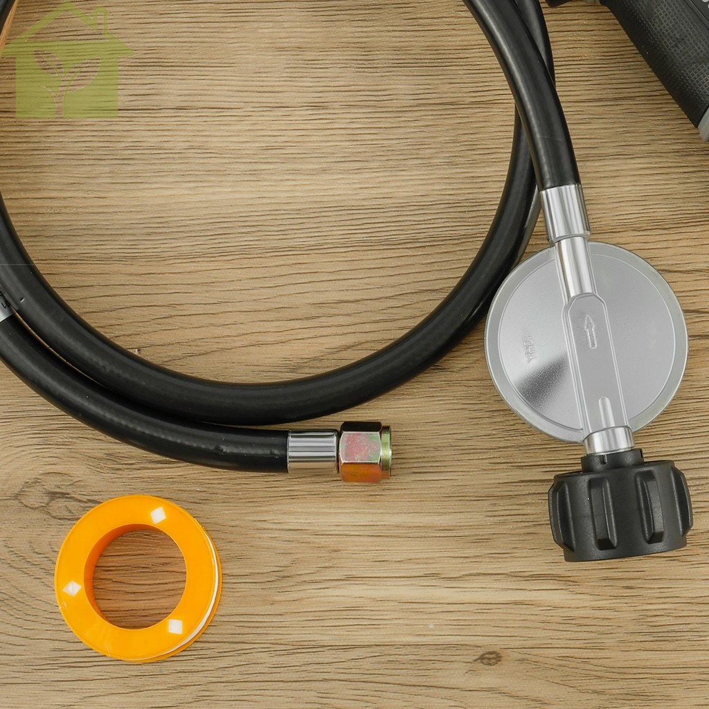 Stainless Steel Rubber Gas Grill Regulator Hose Tight Connection ...