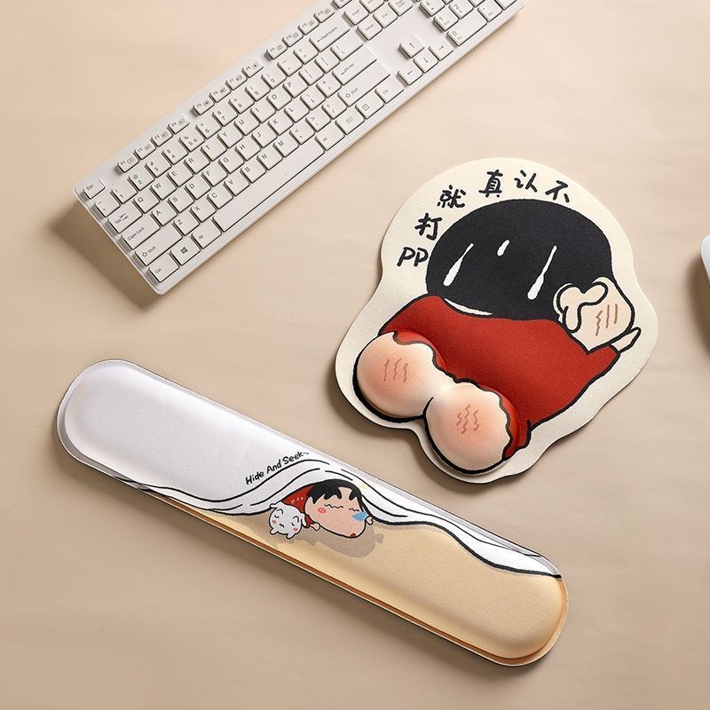 Cartoon Crayon Shin chan Mouse Pad Wrist Guard Keyboard Desktop Non ...