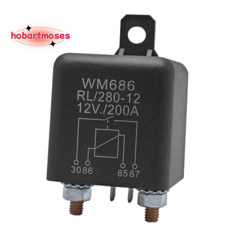 Battery Isolator Relay 12V 4-Pin WM686 Start Relay Car ON/OFF Switch ...