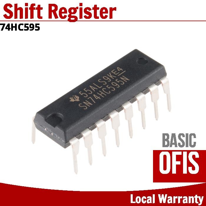 SHIFT REGISTER 74HC595 | Shopee Malaysia