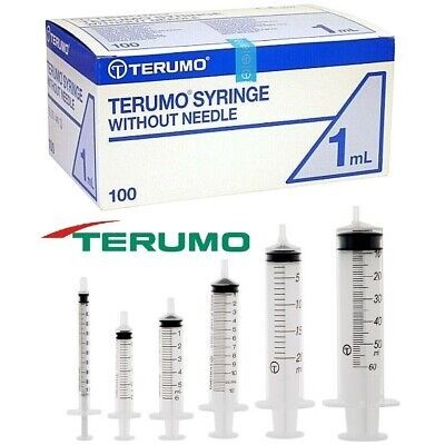 Terumo Syringe Luer Slip/Lock Without Needle/ Picagari Tanpa Jarum, 1ml, 3ml, 5ml, 10ml | Shopee ...
