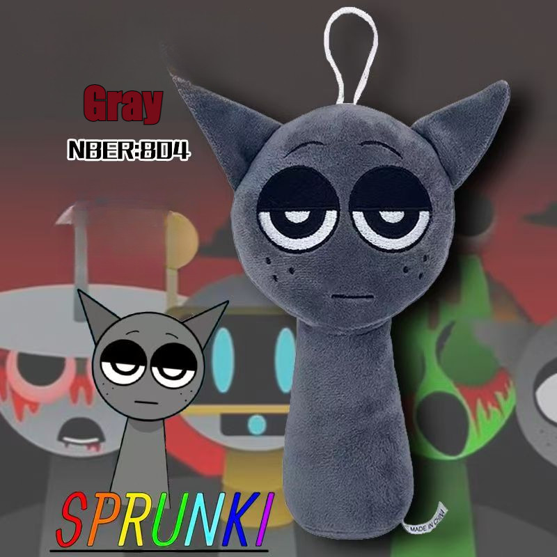 Sprunki Incredibox Plushie Venda Grey Oren Raddy Plush Doll & Stuffed ...
