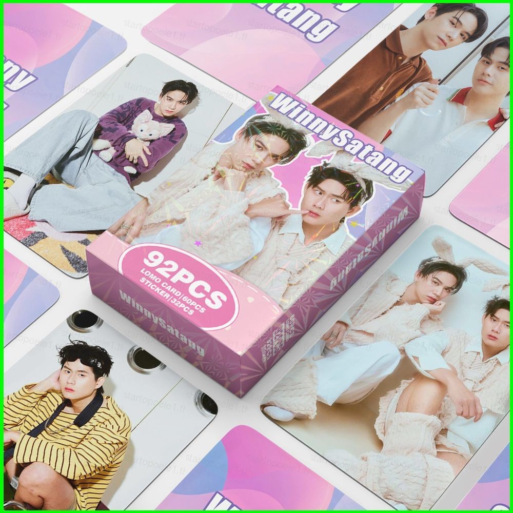 ST1 92PCS/Set Winny Satang Stickers LOMO Card Postcard Collection Stars ...