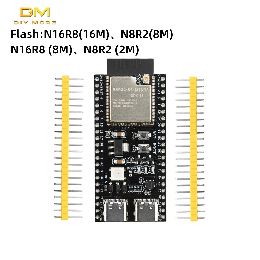 DIYMORE ESP32-S3 Wifi Bt Development Board Onboard Esp32 S3 N16R8 N8R2 Module With Antenna Base ...
