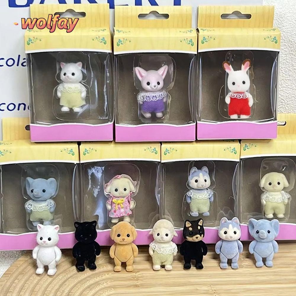 WOLFAY Anime Animal Doll, Movable Limbs 1.8 Inch Lingna Belle Plushes ...