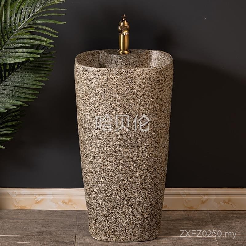 Wash Basin Wash Basin Sink Ceramic Column Type Floor-standing Type ...