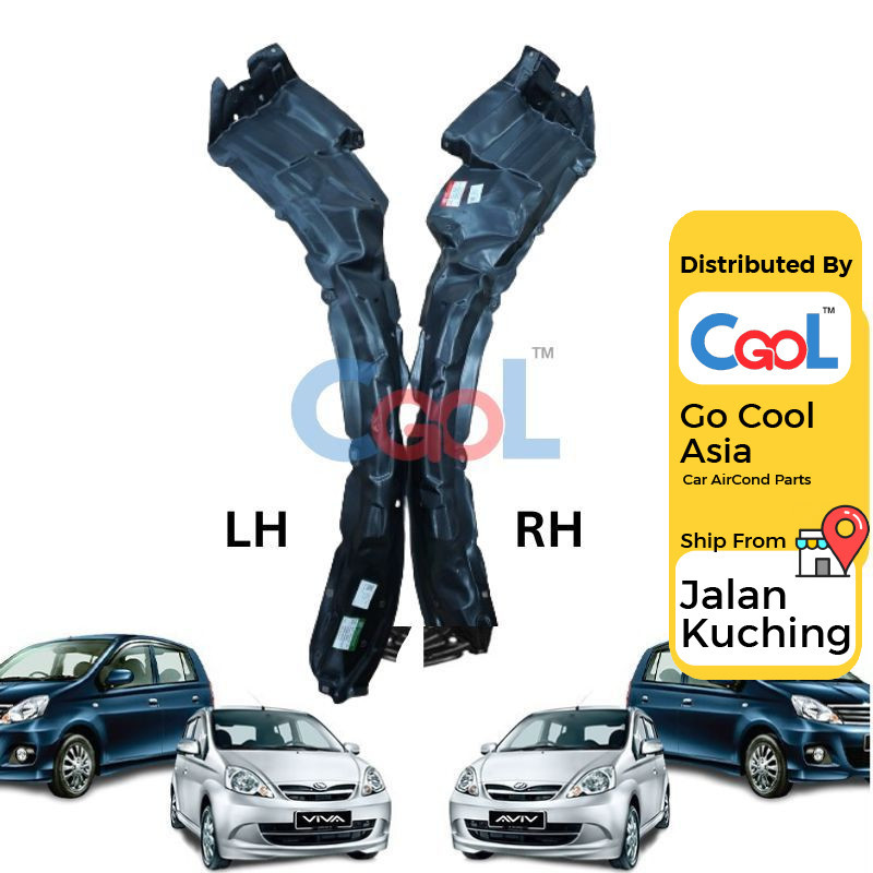 FENDER COVER DAUN PISANG FRONT FOR PERODUA VIVA VIVA ELITE | Shopee ...
