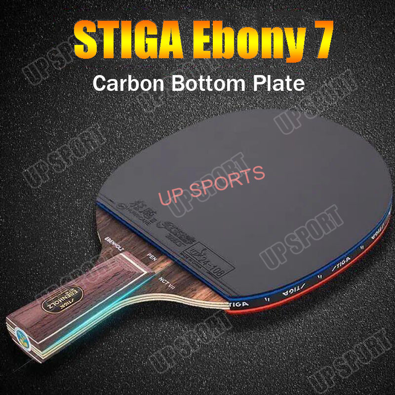 【In Stock】Stiga Table Tennis Racket Nano-carbon King 9.8 Ebony 7 ...