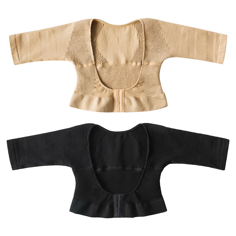 Women's Slimming Arm Shapers Back Shoulder Support Wrap Correct Posture ...