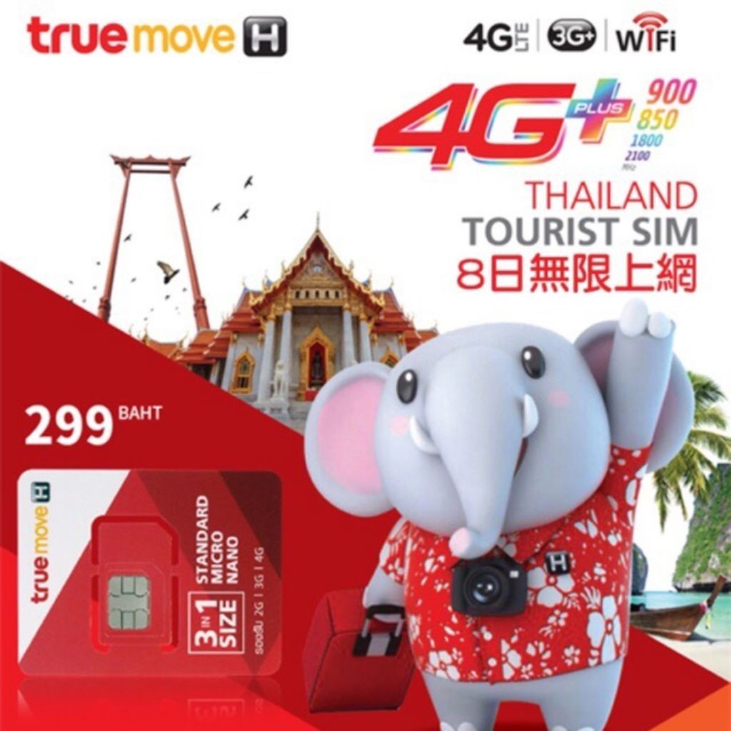 Thailand Local Sim Card Unlimited ＋Call (Truemove) | Shopee Malaysia