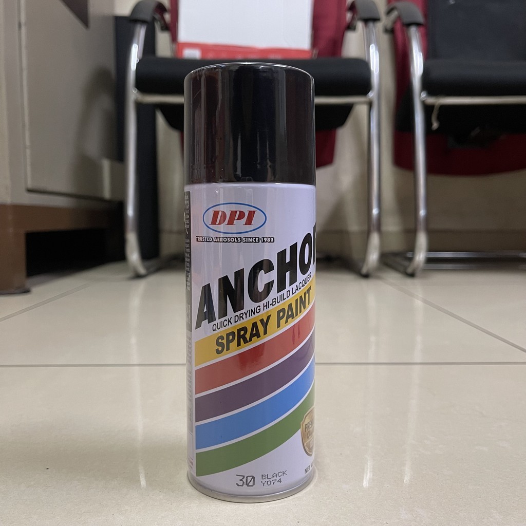 ANCHOR SPRAY NO 30 NUMBER 30 BLACK COLOUR SPRAY TIN ANCHOR ORIGINAL ...