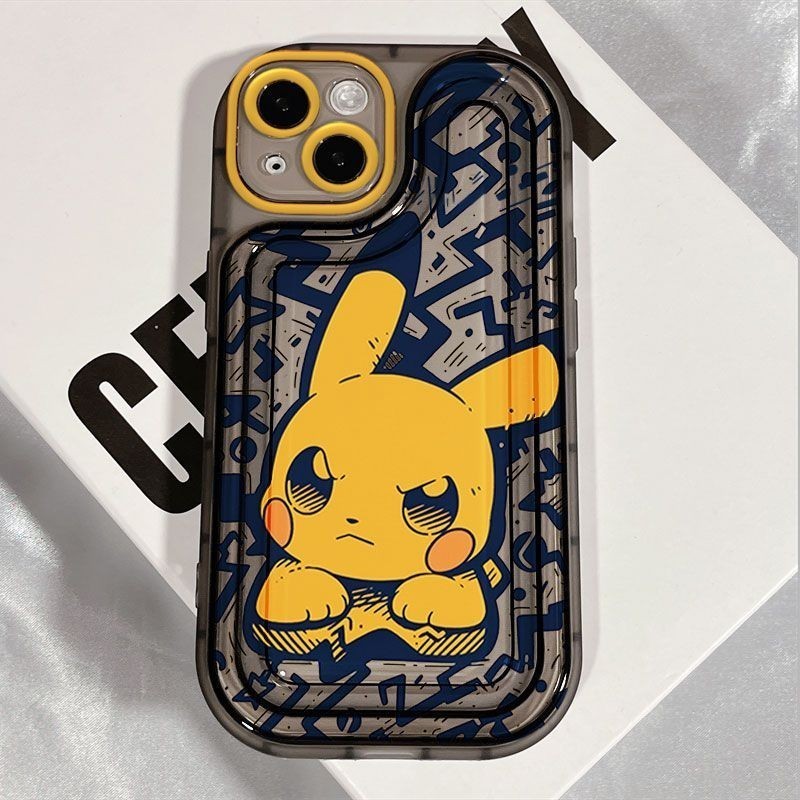 Yellow Pikachu Shock Absorption Phone Case for IPhone 13 Promax 11 14 ...