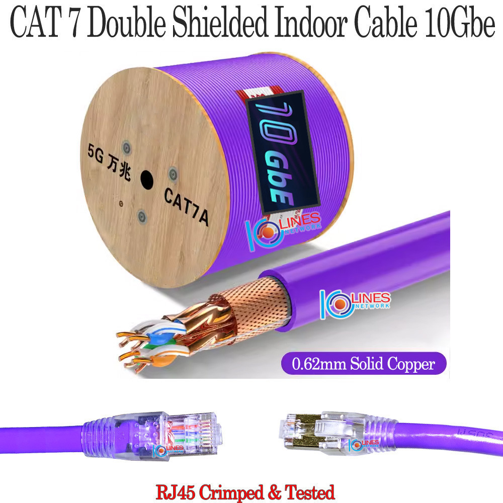 45m 50m 55m 60m 70m 80m 90m 100m Cat6 Cat7 STP FTP LAN Network Ethernet copper cable Shielded ...