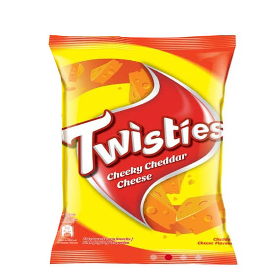 Twisties Cheeky Cheddar Cheese Corn Snack 60gm | Shopee Malaysia