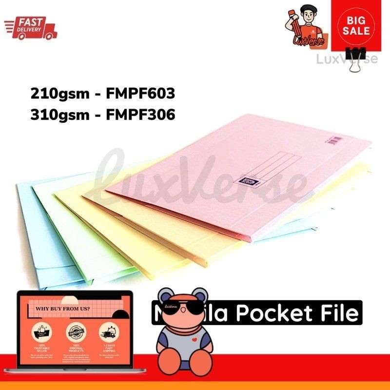 Manila Card Pocket File Lion File 210gsm Document Holder 🔥ReadyStock🔥 ...