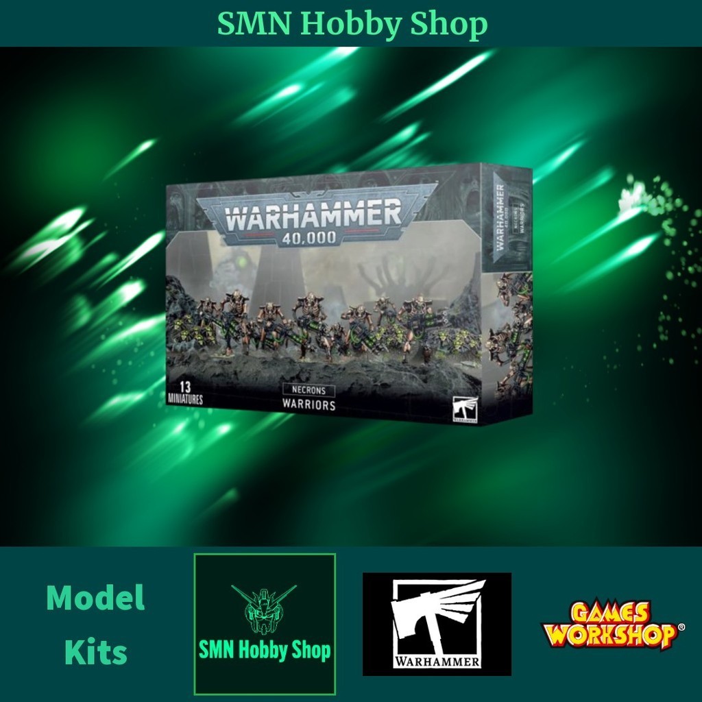Miniatures Necrons Warriors 13 Miniatures Board Games Toys Plastic ...