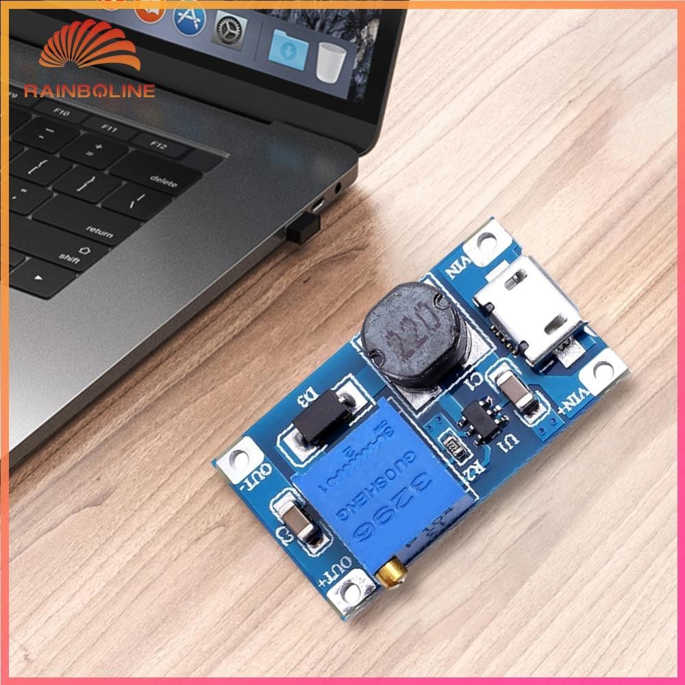 Rain neu DC-DC Step-up Module Adjustable 2V-24V To 5V-28V DC-DC Step Up ...
